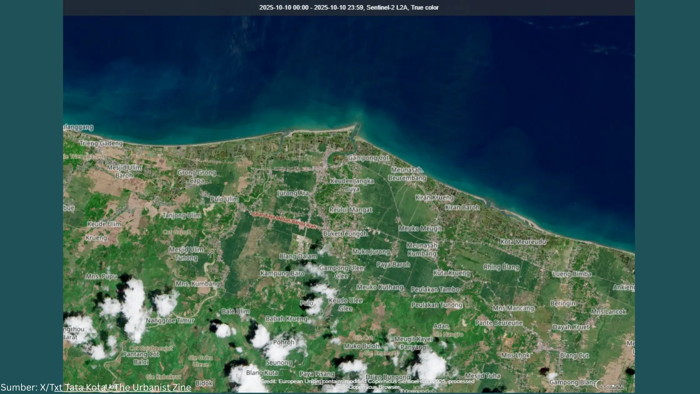 Citra Satelit Sentinel-2 Ungkap Perubahan Lanskap Akibat Banjir dan ...